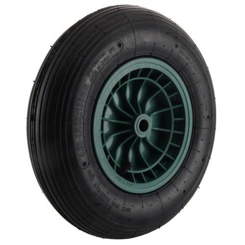 Roata Roaba cu Camera si Janta Plastic,FI20 mm, 4.00-8/LM-TT-Verde Sok ...